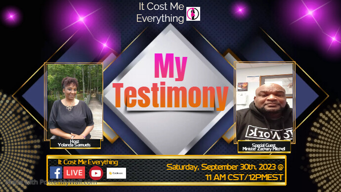 LIVE INTERVIEW FLYER | PosterMyWall