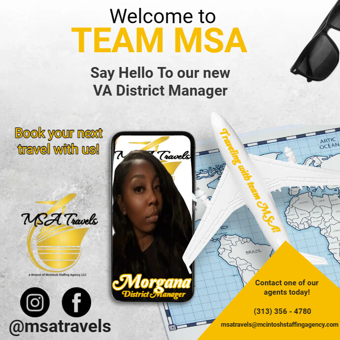 Copy of District Manager MSA Travel | PosterMyWall