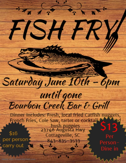 Fish Fry | PosterMyWall