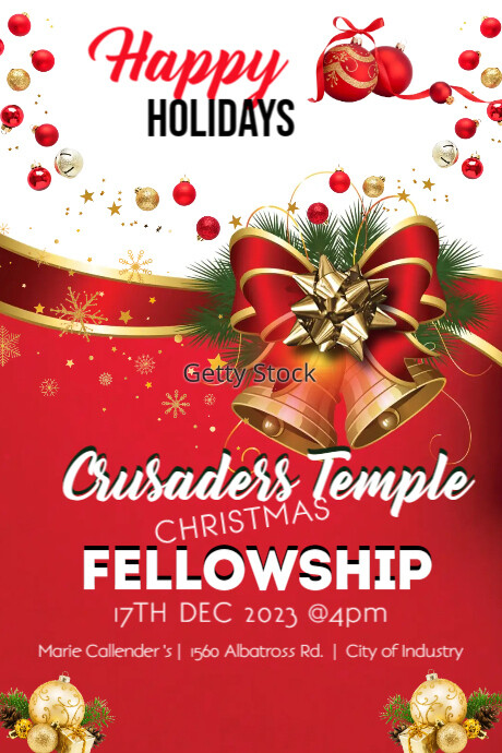 Christmas celebration poster | PosterMyWall