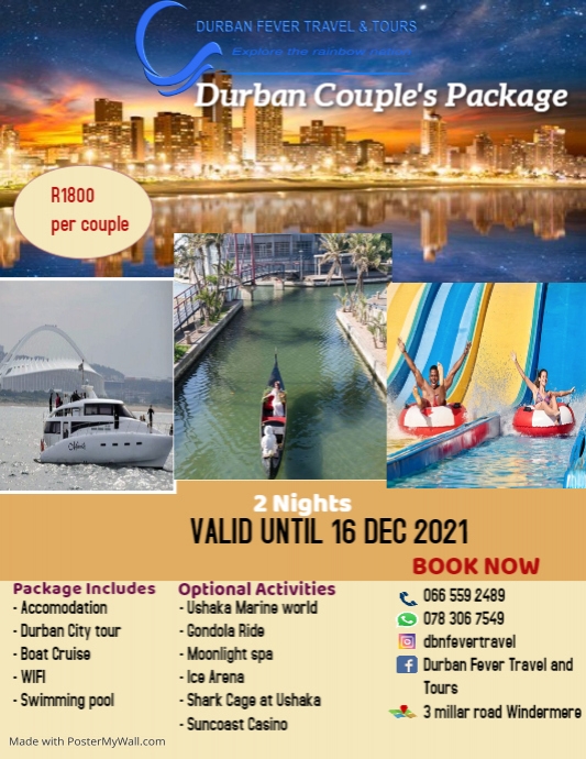 Copy of Dubai Travel Flyer | PosterMyWall
