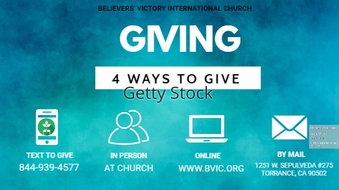Copy of church giving flyer | PosterMyWall