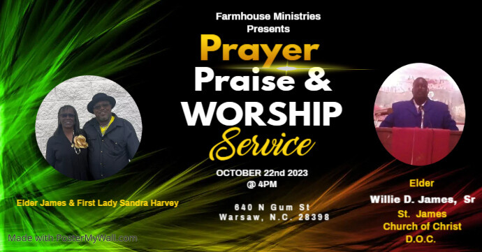 Sunday Service Worship Advert | PosterMyWall