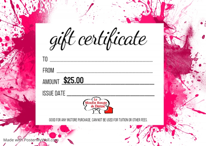 Copy of Gift Certificate | PosterMyWall