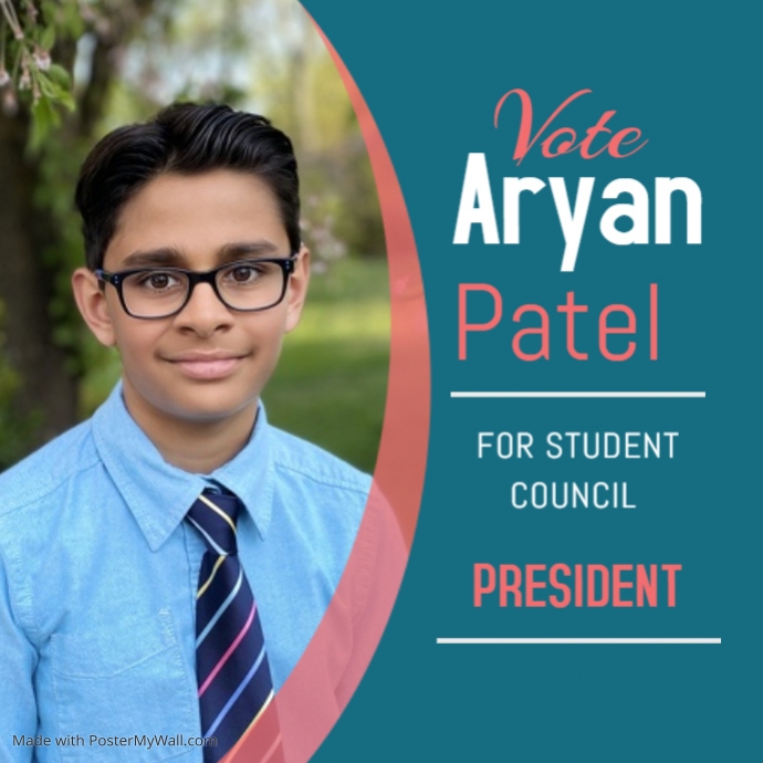 Copy of Student Council Election Campaign Instagram | PosterMyWall