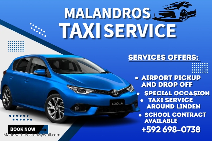 Blue Car Video Banner | PosterMyWall