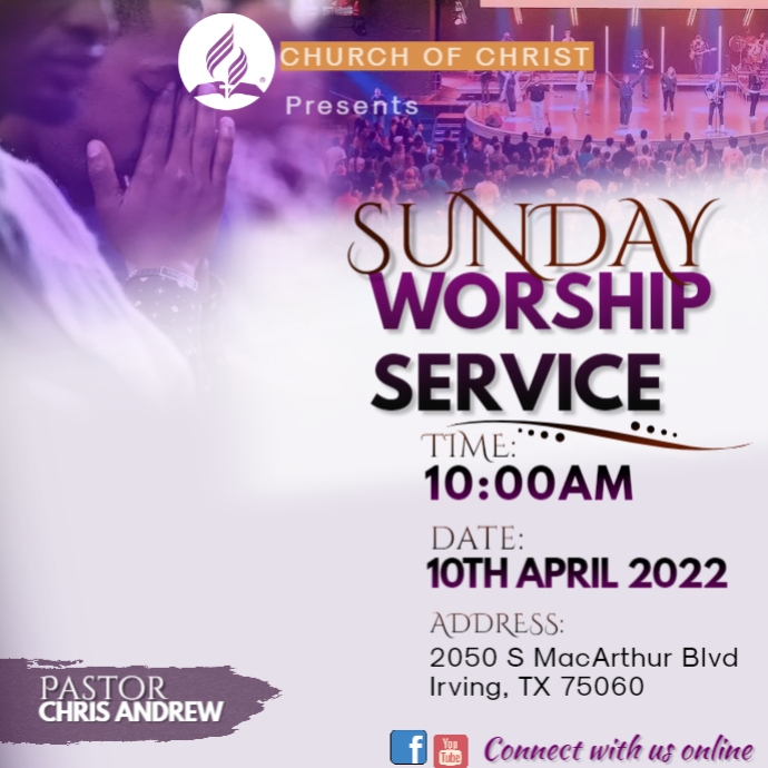 SUNDAY SERVICE | PosterMyWall