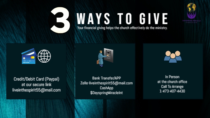 Copy of ways to give | PosterMyWall