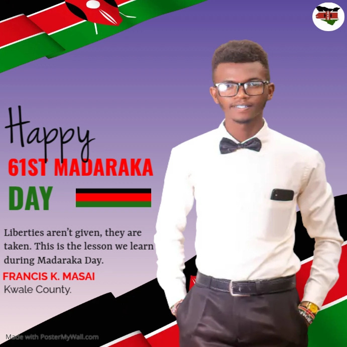 Mashujaa Day Flyer Kenya campaign poster | PosterMyWall