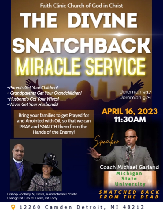 Miracle service | PosterMyWall