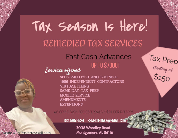 Tax Season Social Media Flyer | PosterMyWall