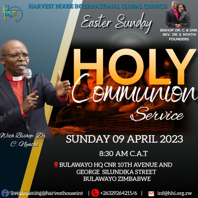 holy communion service flyer (1) | PosterMyWall