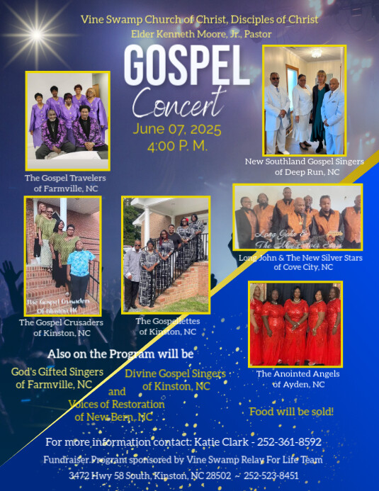 gospel concert flyer | PosterMyWall