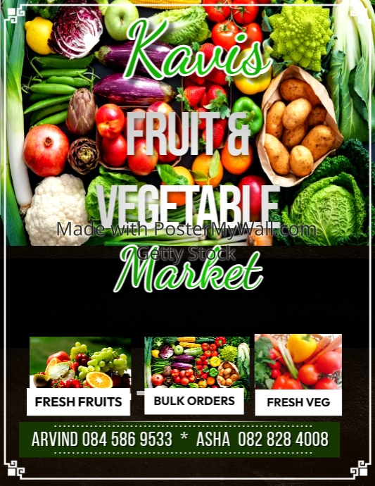 Grocery store flyer design | PosterMyWall