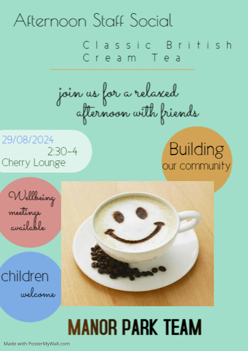 Afternoon Tea | PosterMyWall