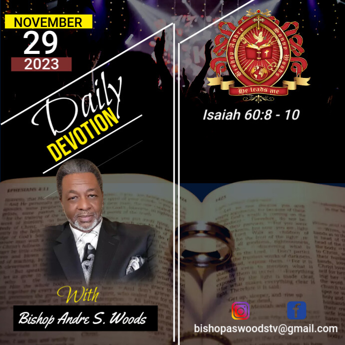 daily devotion | PosterMyWall