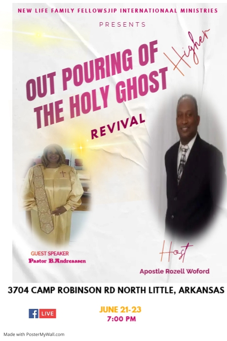 prayer revival conference | PosterMyWall