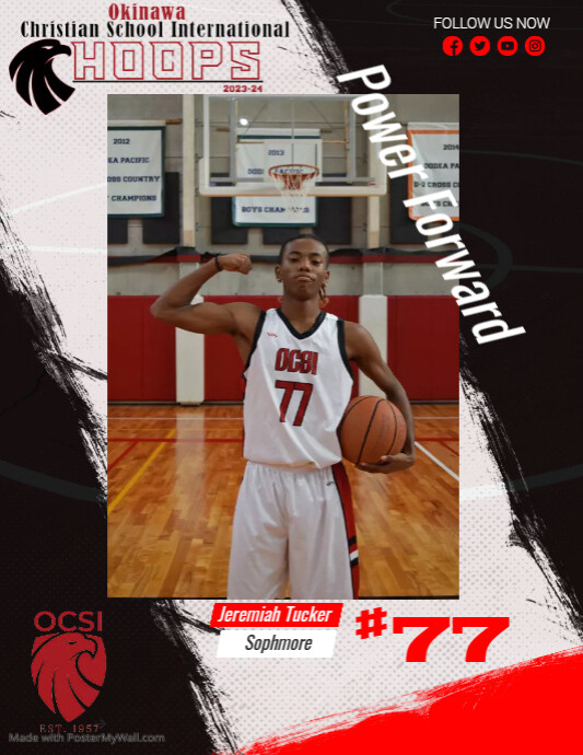 Basketball Player Profile | PosterMyWall