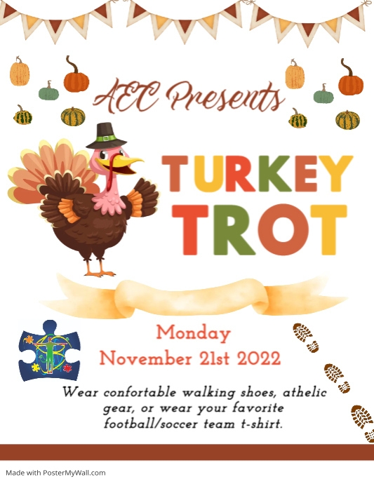 Turkey Trot Invitation | PosterMyWall