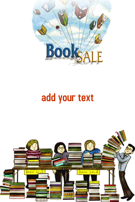 Book Sale Template | PosterMyWall