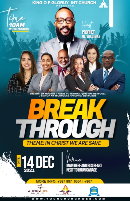 Copy of Copy of breakthrough | PosterMyWall