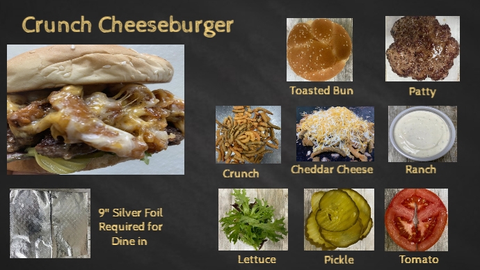 Copy of Crunch Cheese Burger Recipe | PosterMyWall