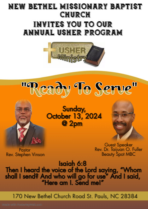 Intensity ushers flyer template | PosterMyWall