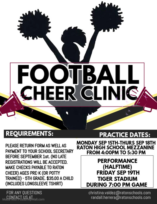 Copy of FOOTBALL CHEER | PosterMyWall