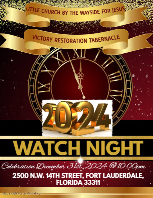 Copy of Watch Night | PosterMyWall