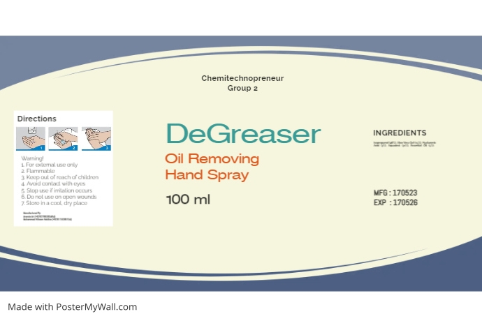 DeGreaser Label | PosterMyWall