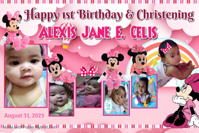 Minnie Mouse Themed Birthday | PosterMyWall