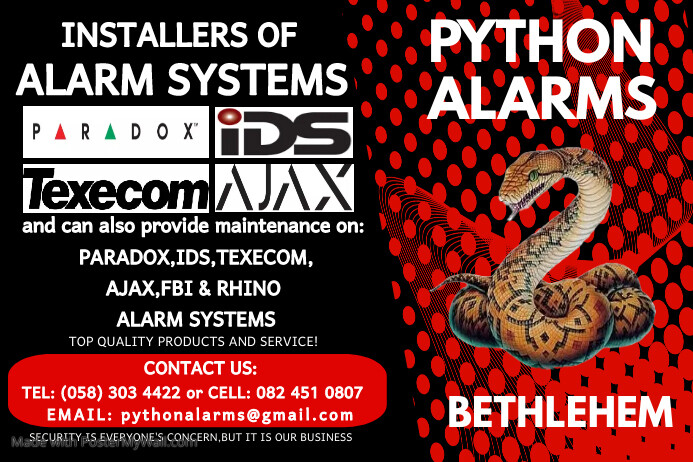 Copy of ALARM SYSTEMS | PosterMyWall