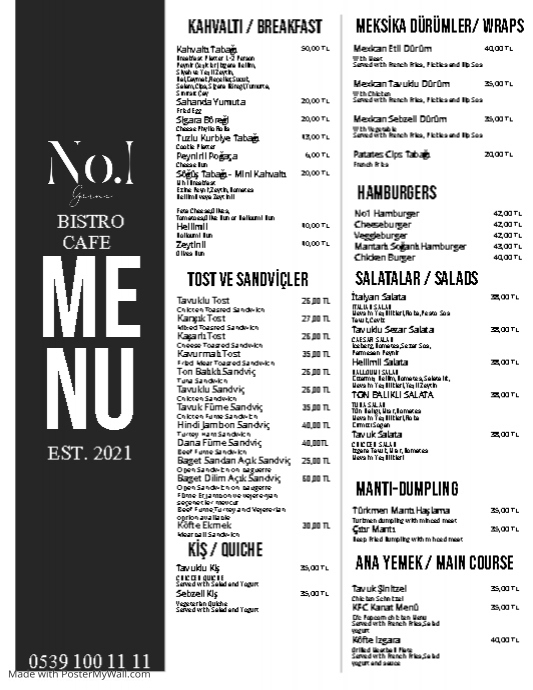 Copy of Copy of Copy of MENU | PosterMyWall