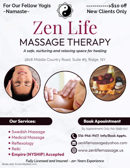 Copy of massage therapy poster template | PosterMyWall