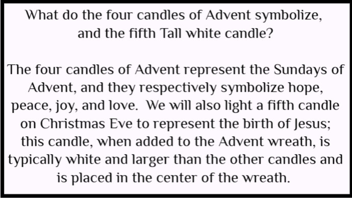 Copy of Fourth Sunday of Advent Candle Reading By Sister Kiara Butler Introduction 1 | PosterMyWall