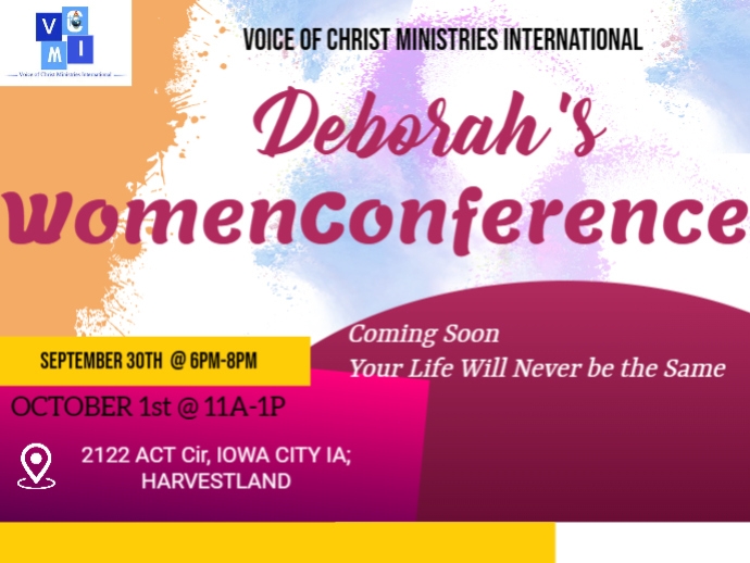 WOMEN`S CONFERENCE POSTER | PosterMyWall