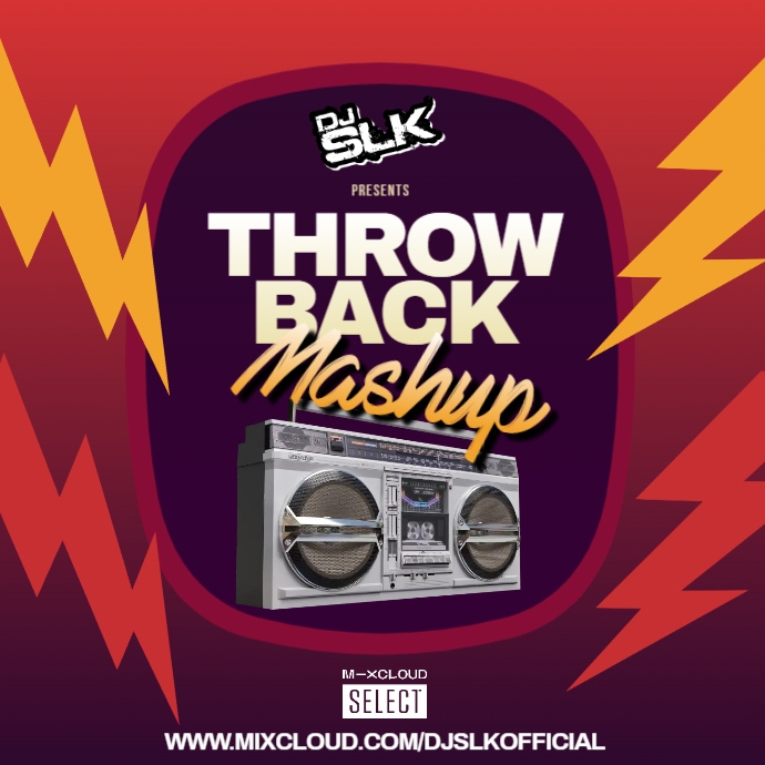 Copy of Throwback Mashup Mix | PosterMyWall