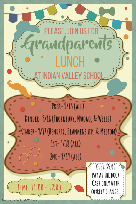 Grandparents Day Party Poster Template | PosterMyWall