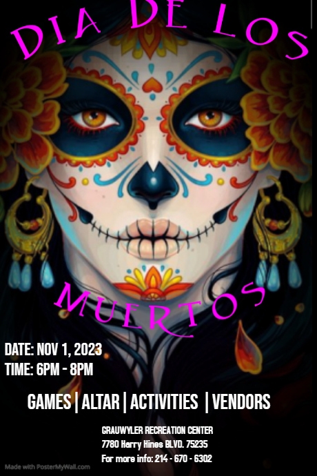 Dia De Los Muertos | PosterMyWall
