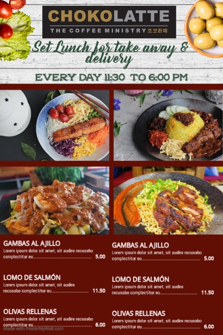 Copy of Lunch Special Poster Template | PosterMyWall