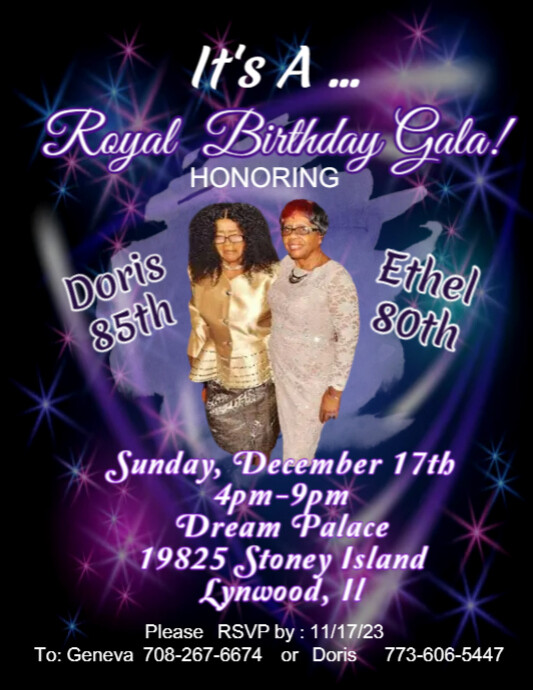 Purple Party Flyer template | PosterMyWall