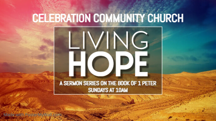 1 Peter Sermon Series | PosterMyWall