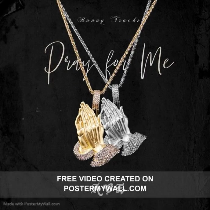 Pray for me Music Album Cover Video Template | PosterMyWall