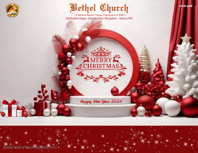 Christmas Cake Menu | PosterMyWall