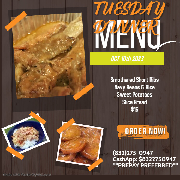 Copy of Restaurant Social Media Post | PosterMyWall