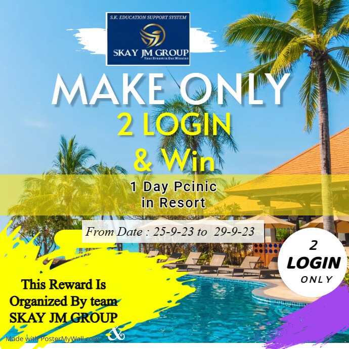 Hotel & Resort promo template | PosterMyWall