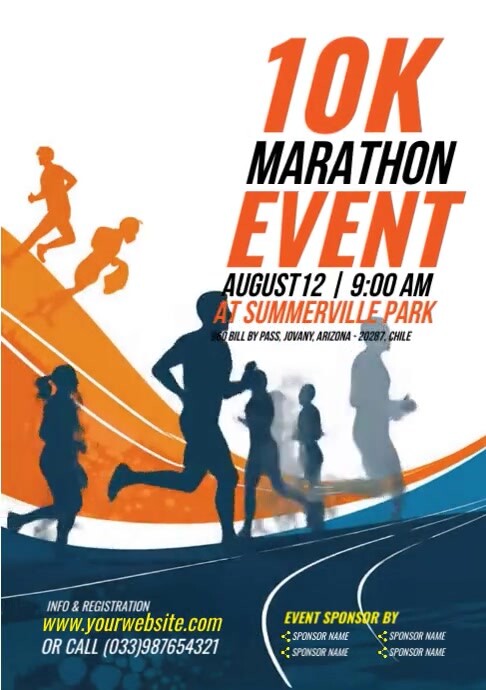 5K Walk & Run Event Flyer Template | PosterMyWall