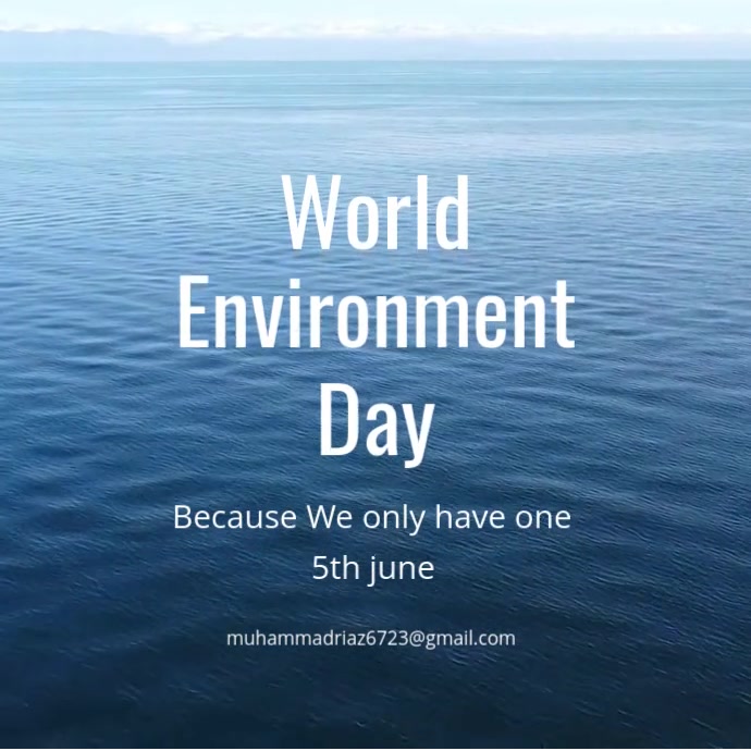 5th June Environment Event Day save the earth Template | PosterMyWall