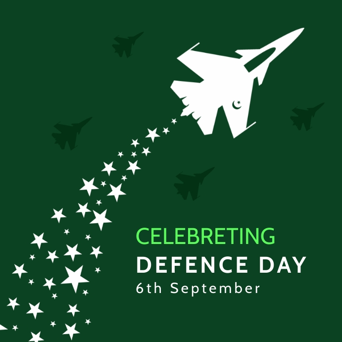 6 September defence day celebration Template | PosterMyWall