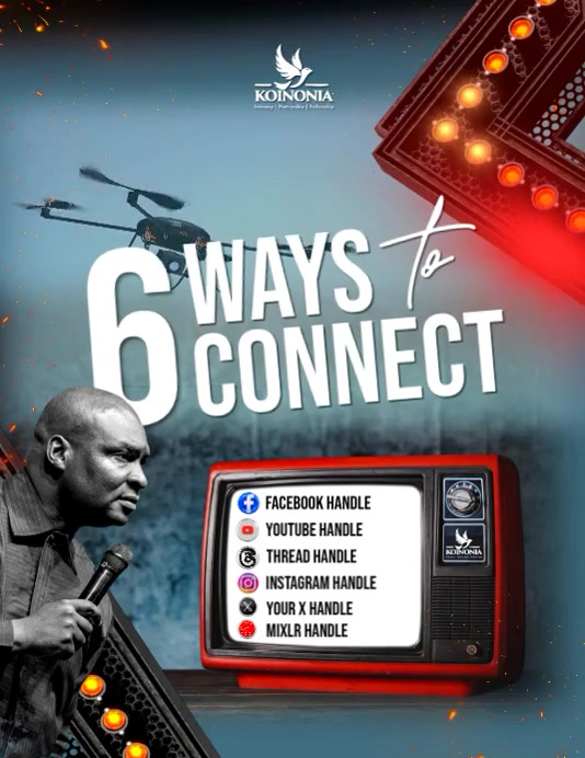 Plantilla de 6 ways to connect | PosterMyWall